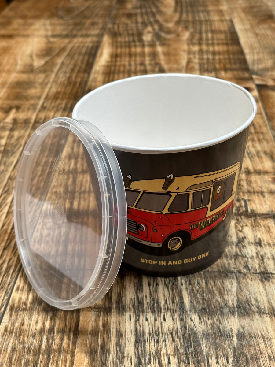 1 Litre Ice Cream Tub & Lid – The Works Gelato